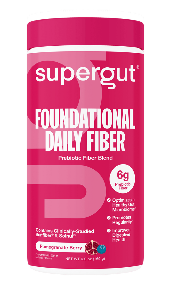 Foundational Daily Fiber | Prebiotic Supplement for Gut Health – Supergut